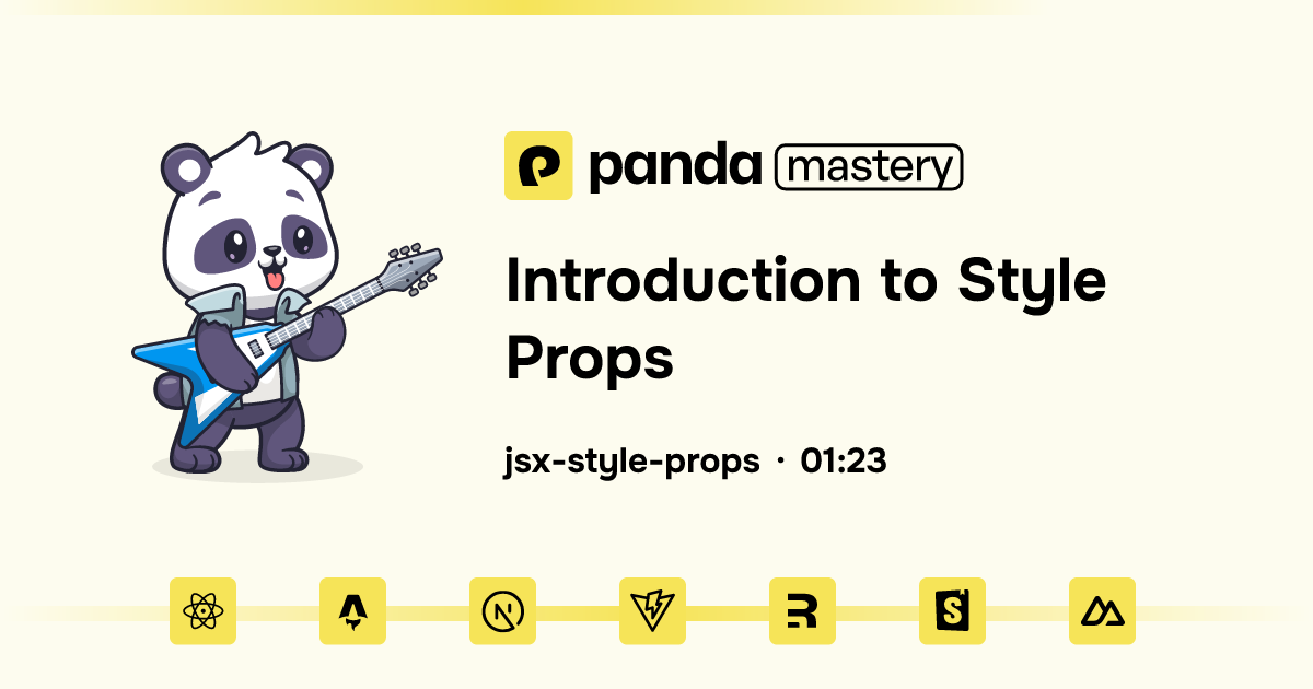 Introduction to Style Props