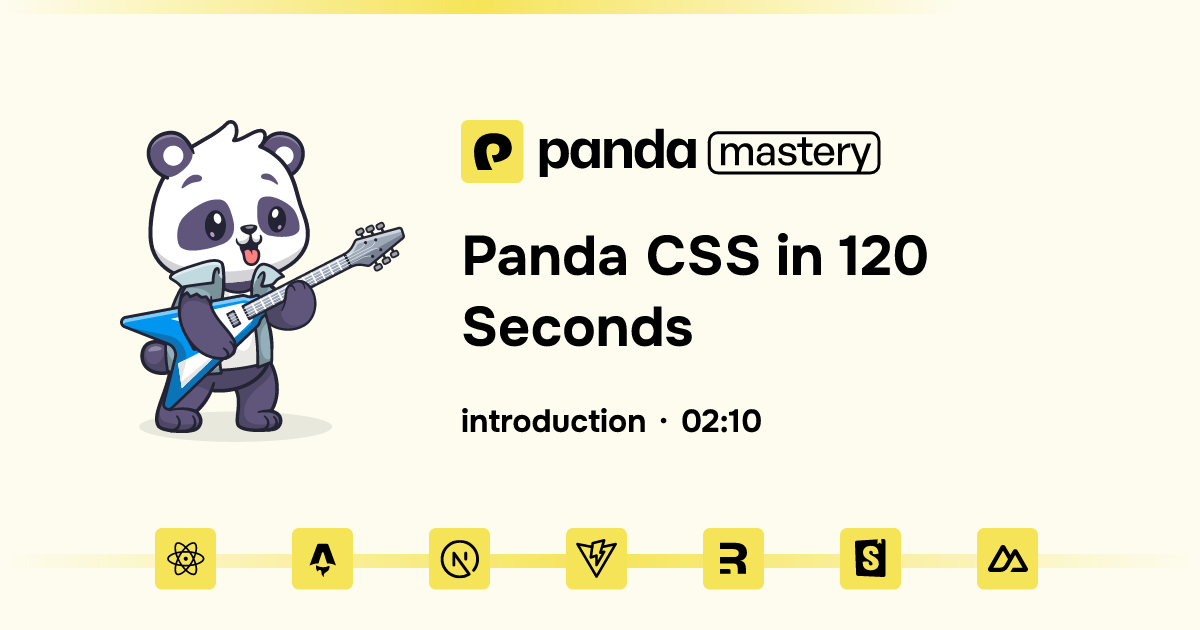 Panda CSS in 120 Seconds