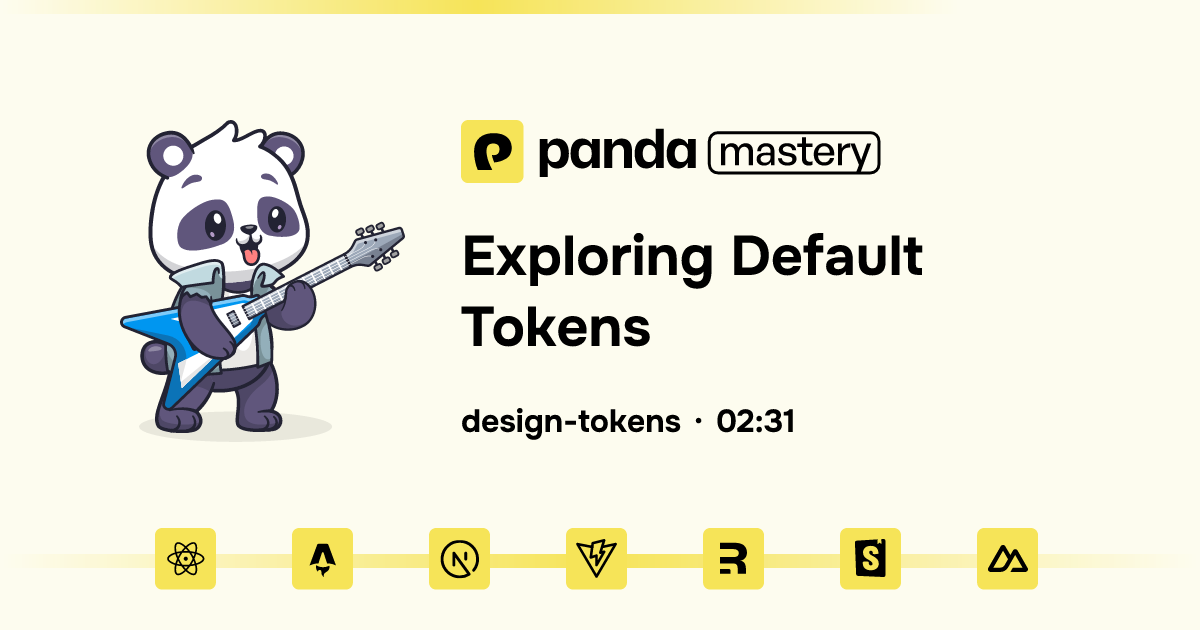 Exploring Default Tokens