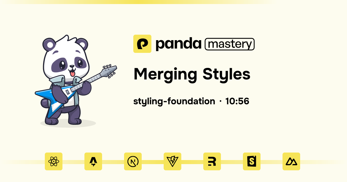 Merging Styles